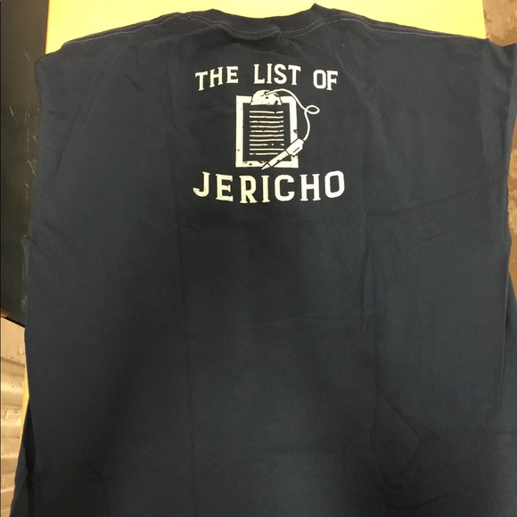 WWE | Shirts | Chris Jericho Wrestling Shirt Wwe The List Aew Wcw ...